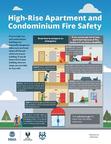 Fire Safety in High-Rise Buildings - flow lines